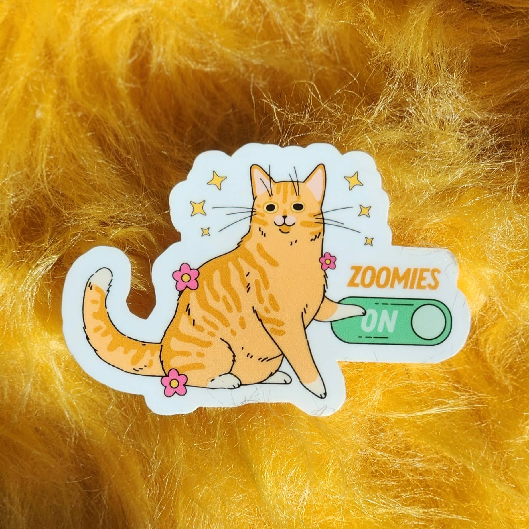 Cat zoomies Sticker – Snark Gifts